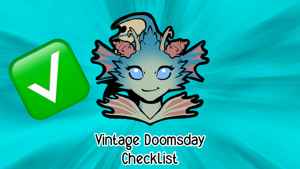 Vintage Doomsday Checklist - Oracles of the Coast